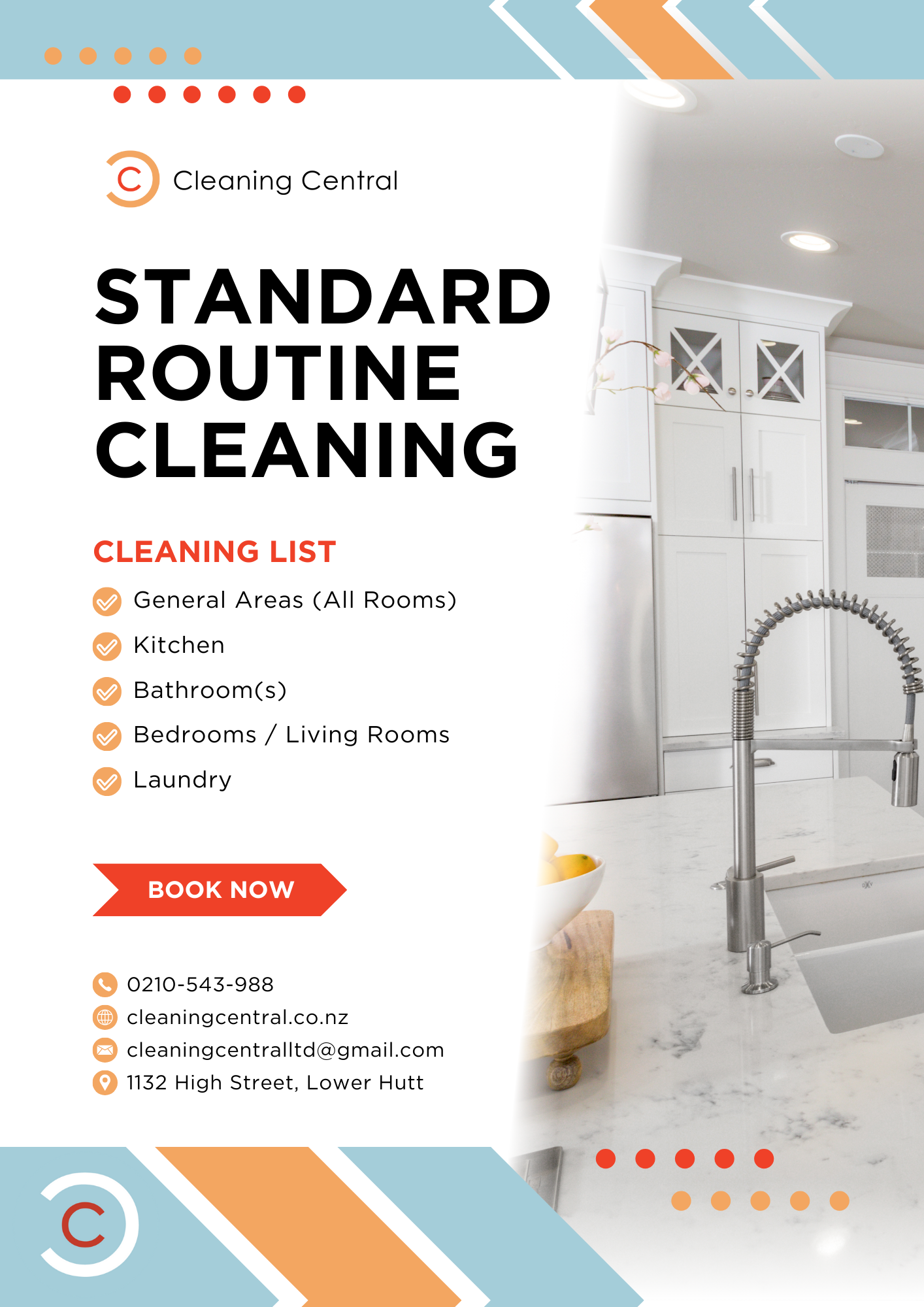 Standard Routine Cleaning – Cleaning Central Store